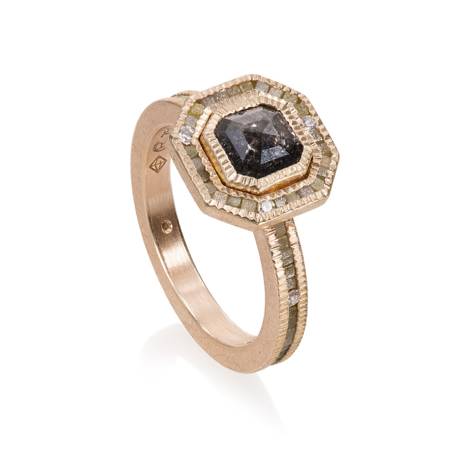 Raw Gold And Diamonds