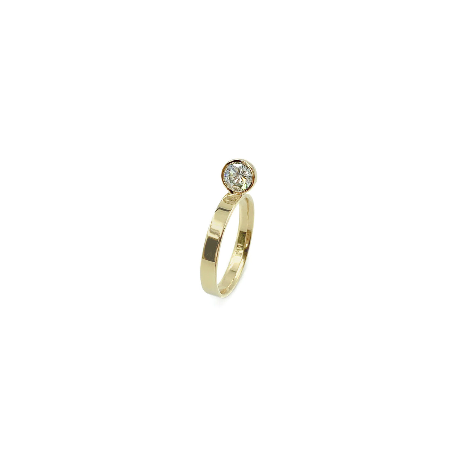 Diamond Perch Ring - Element 79 Contemporary Jewelry