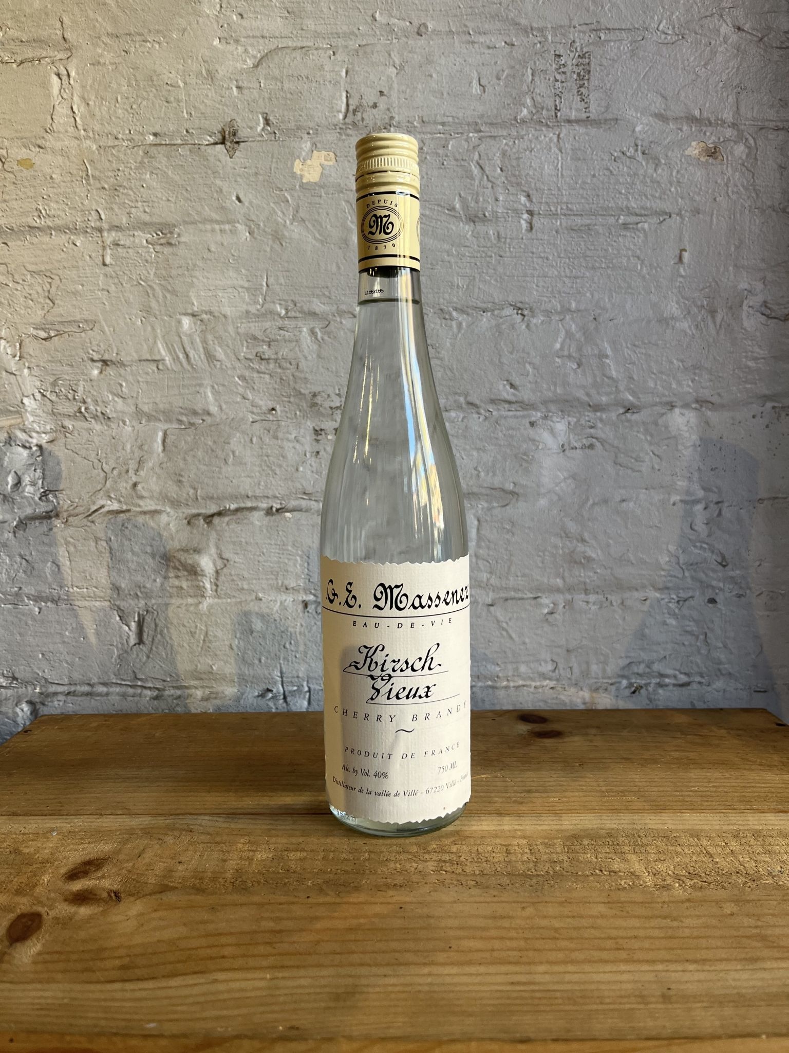 G.E. Massenez Kirschwasser Eau de Vie - Dieffenbach-au-Val, Alsace ...