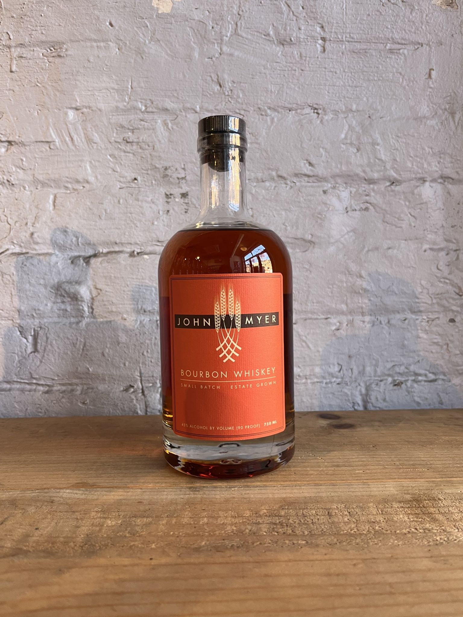 John Myer Small Batch Estate Grown Bourbon Whiskey - Finger Lakes, New ...