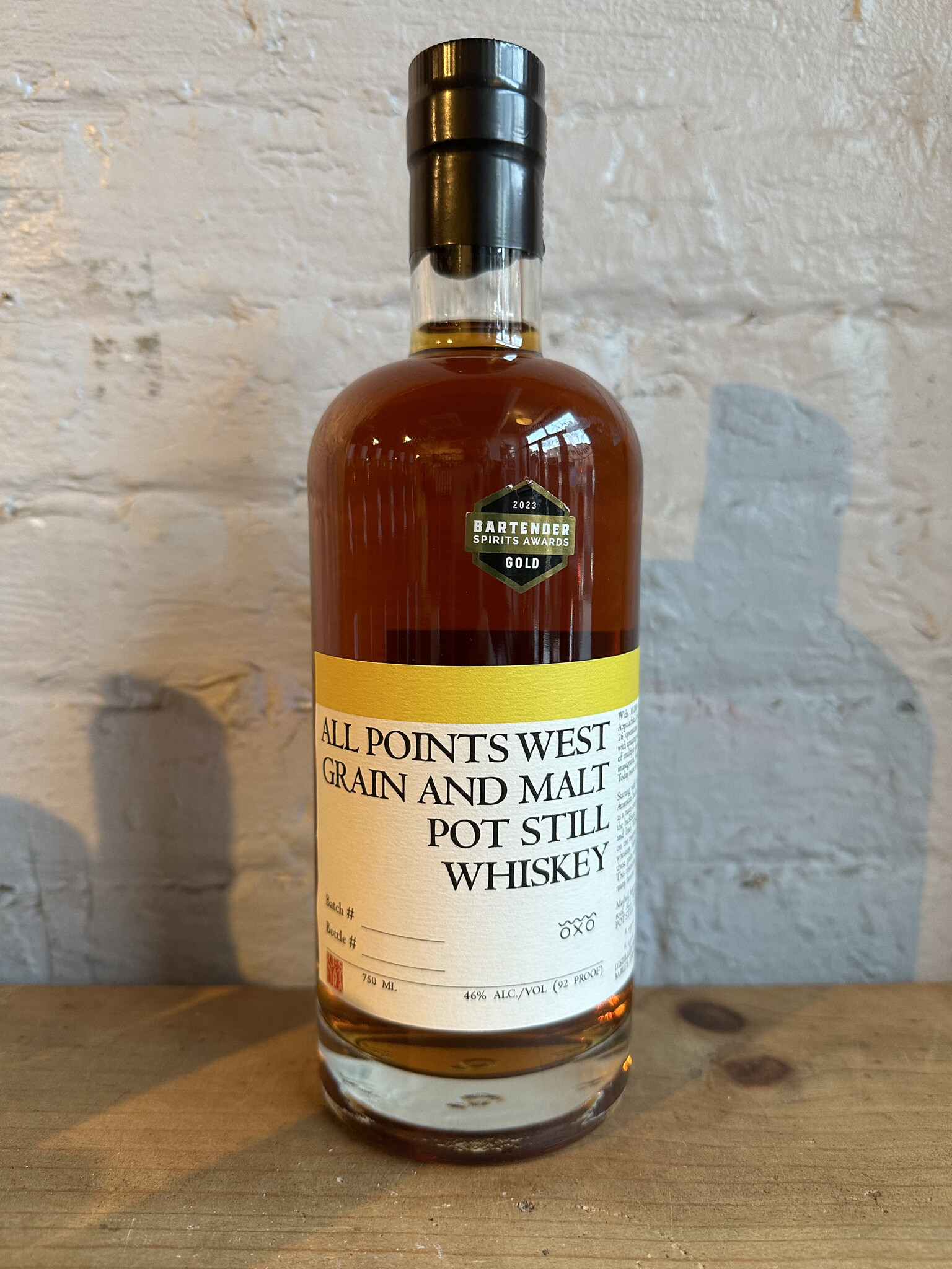 All Points West Grain and Malt Pot Still Whiskey - Newark, NJ (750ml) - GNARLY VINES
