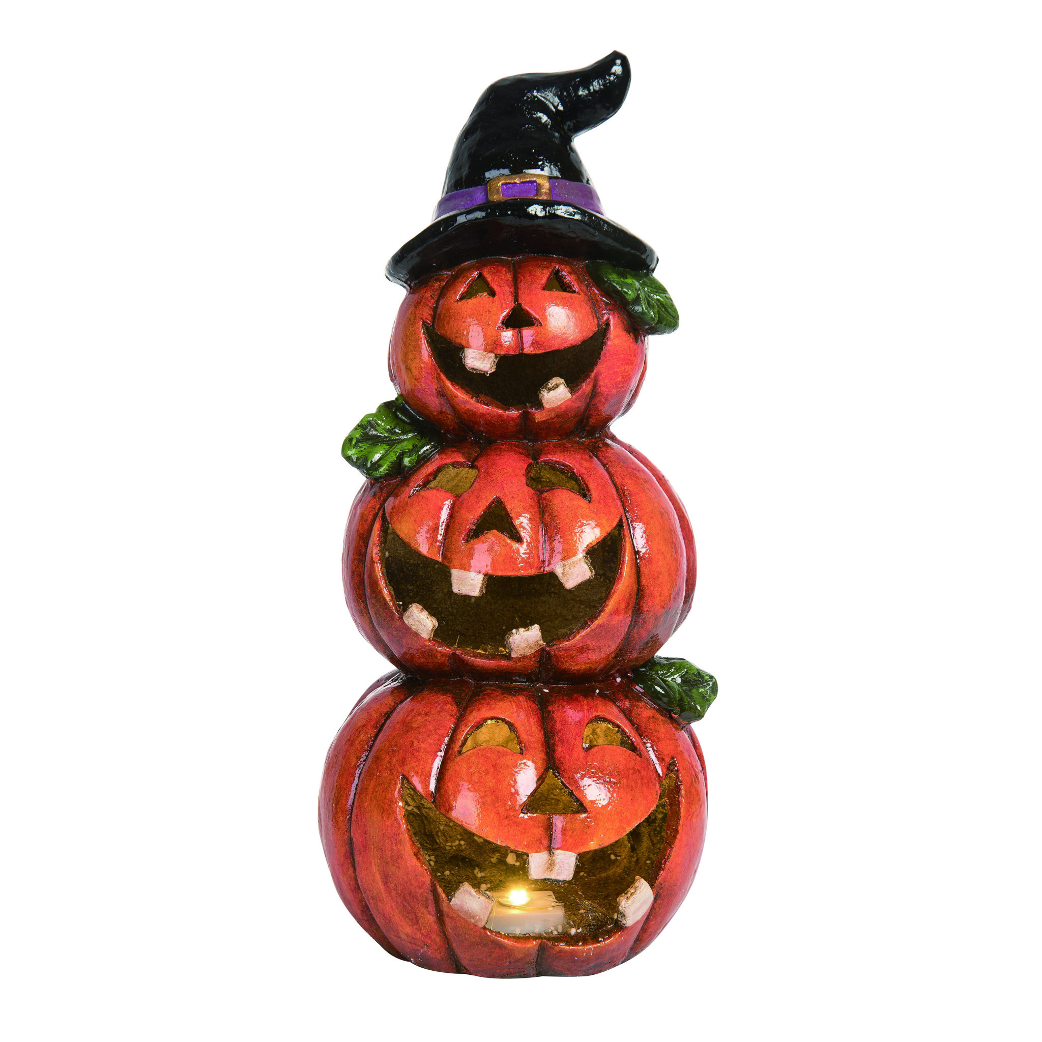 MGO Light Up Jack-O-Lantern Stack - House of Boo