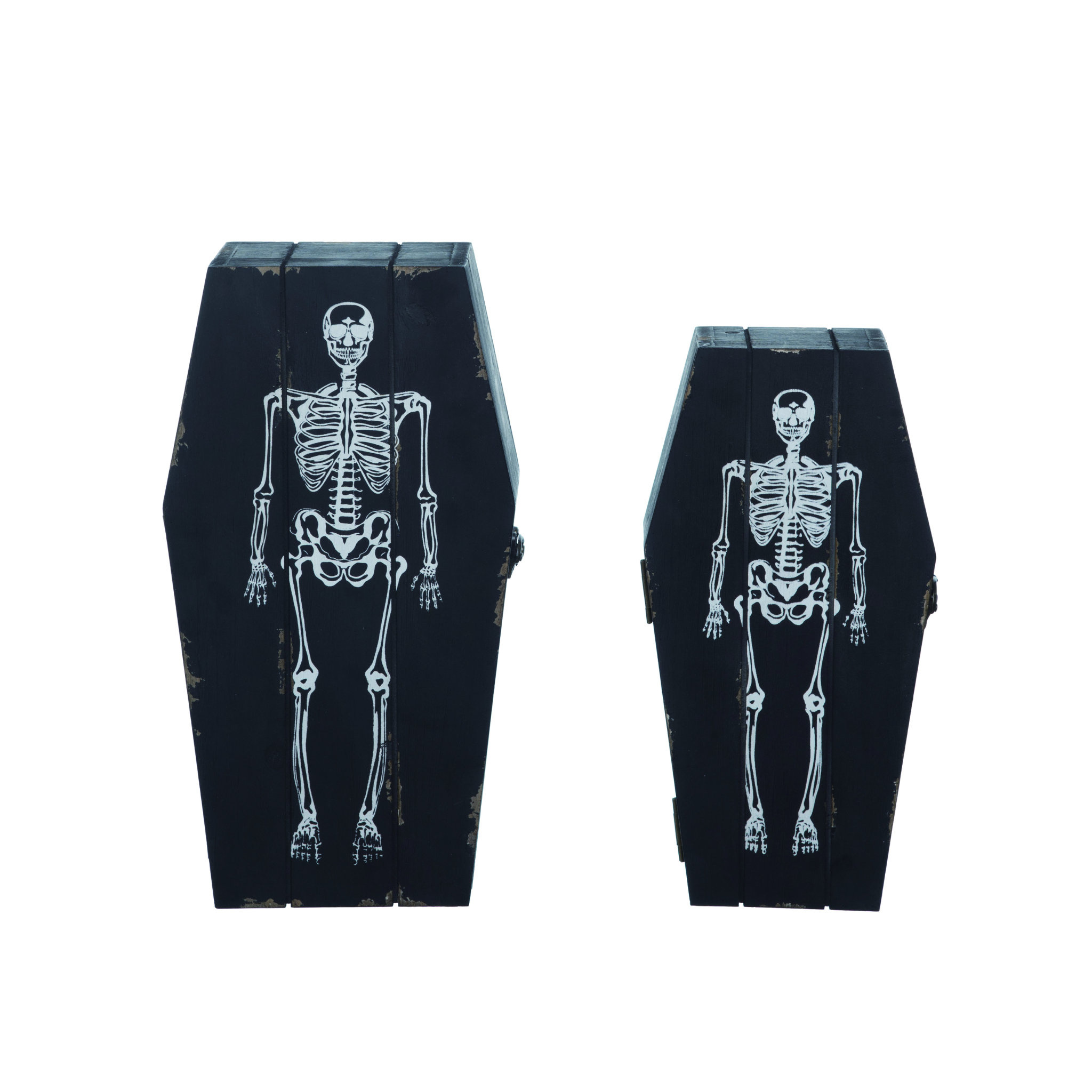 Wood Coffin Boxes S/2 - House of Boo