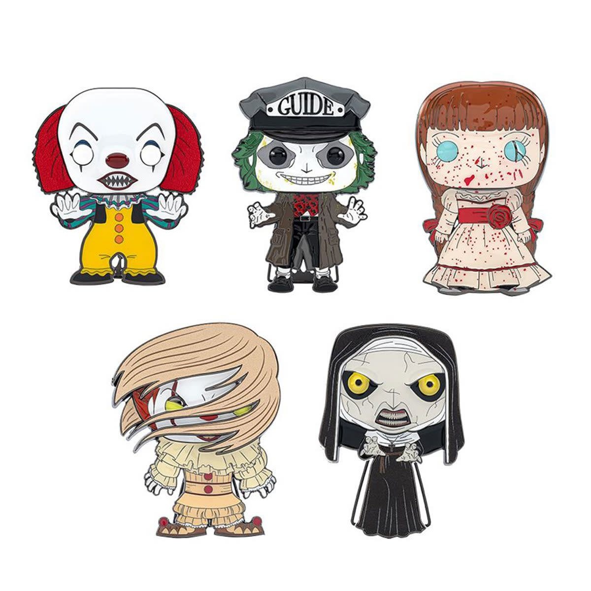Horror Large Enamel Pop! Pins - House of Boo