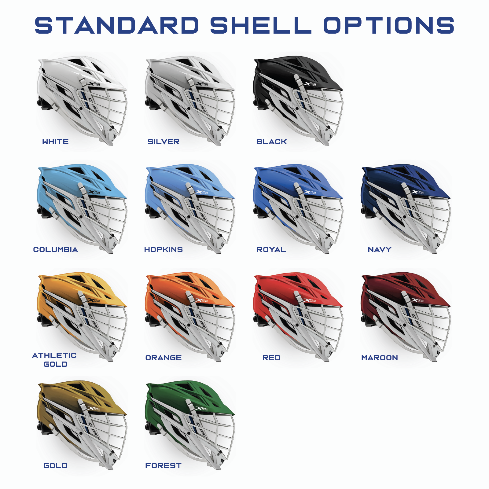 Custom Cascade XRS Pro Lacrosse Helmet - Sling It! Lacrosse