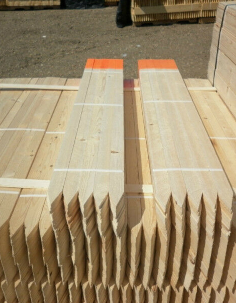 Survey Stakes, Color Coded - 50 Per Bundle, SZ. 5/8" x 1-3/8" x 32 ...