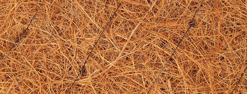 Double Net 100% Coconut, Natural, Biodegradable Erosion Control Blanket ...