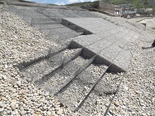 Gabion Mattress Basket, SZ. 12' x 6' x 9', LM-Galvanized - Silt ...