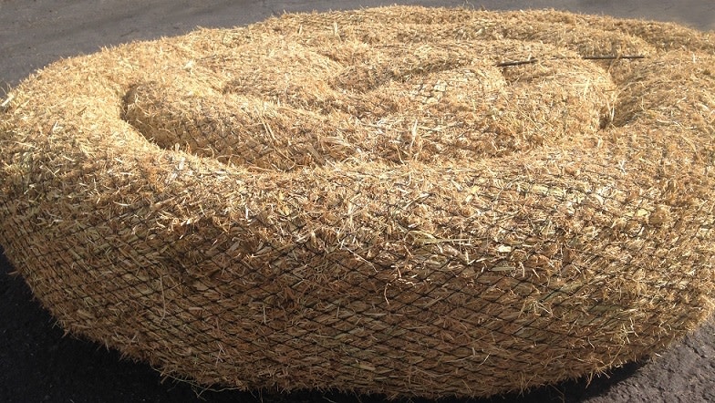 Rice Straw Wattle - Photo Net, SZ. 8.5" x 25' Item # - Silt Management ...