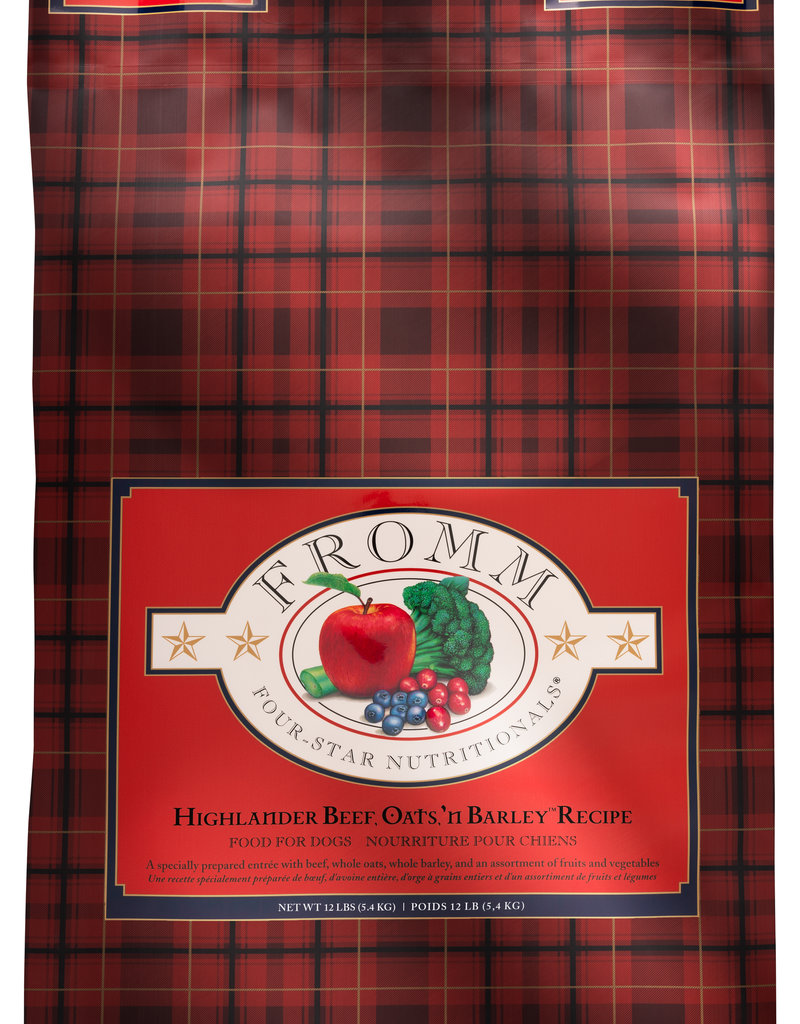 Fromm Highlander Beef, Oats, & Barley - Tabby & Jack's Pet Supplies and ...
