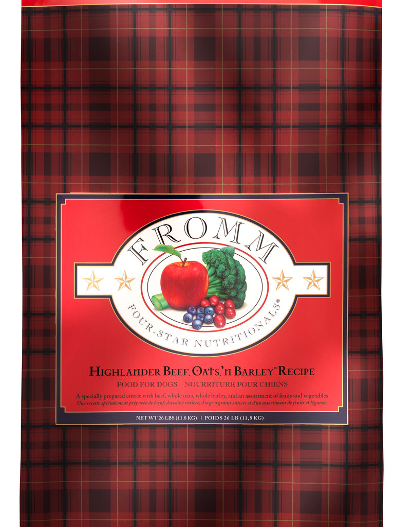 Fromm Highlander Beef, Oats, & Barley - Tabby & Jack's Pet Supplies and ...