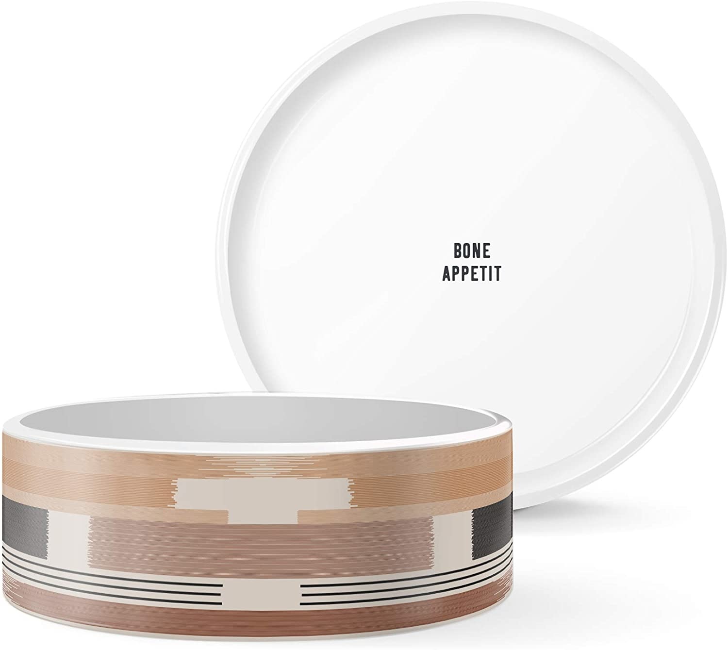 Fringe Wax Resist Bowl - Tabby & Jack's Pet Supplies and Grooming