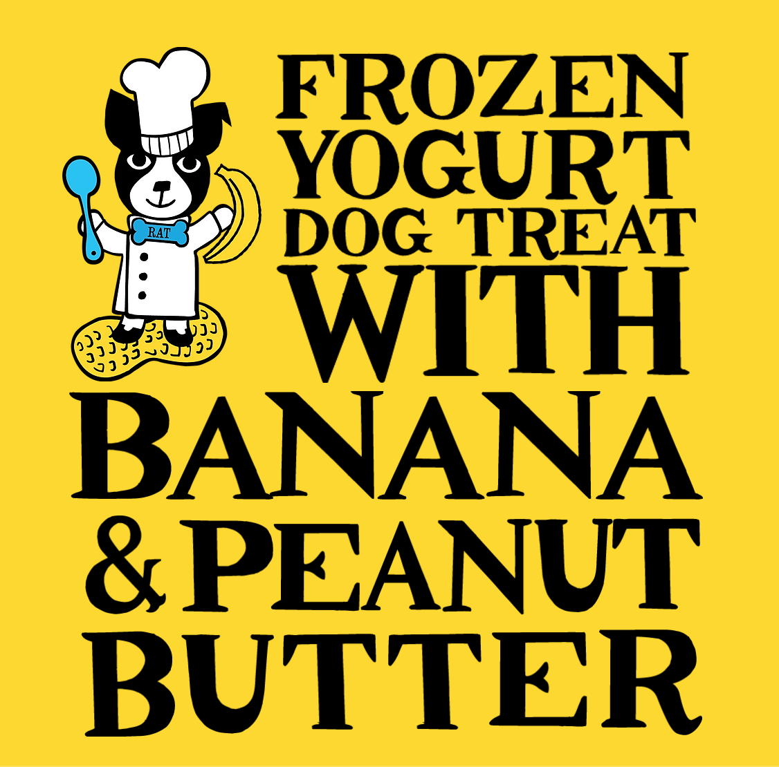 The Bear & The Rat Peanut Butter & Banana Frozen Yogurt - Tabby & Jack ...