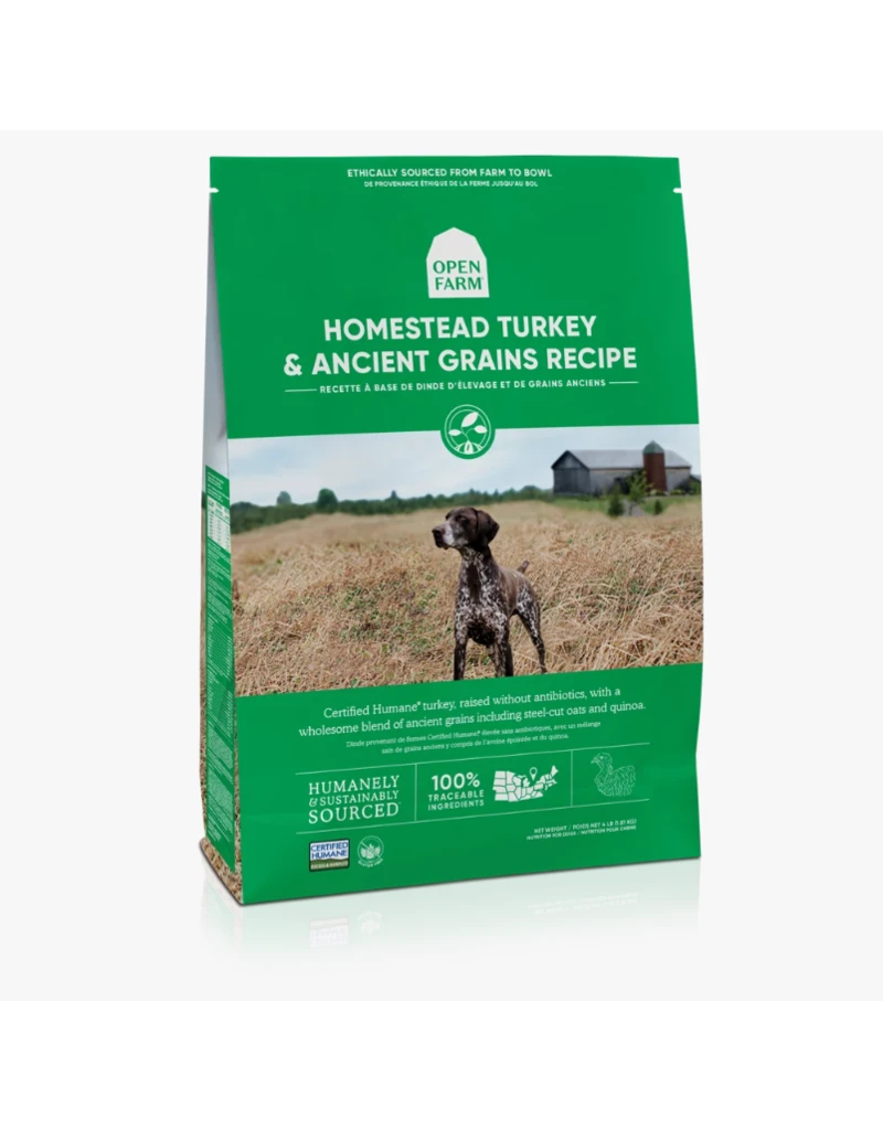 Open Farms D Ancient Homestead Turkey 22# - Tabby & Jack's Pet Supplies ...