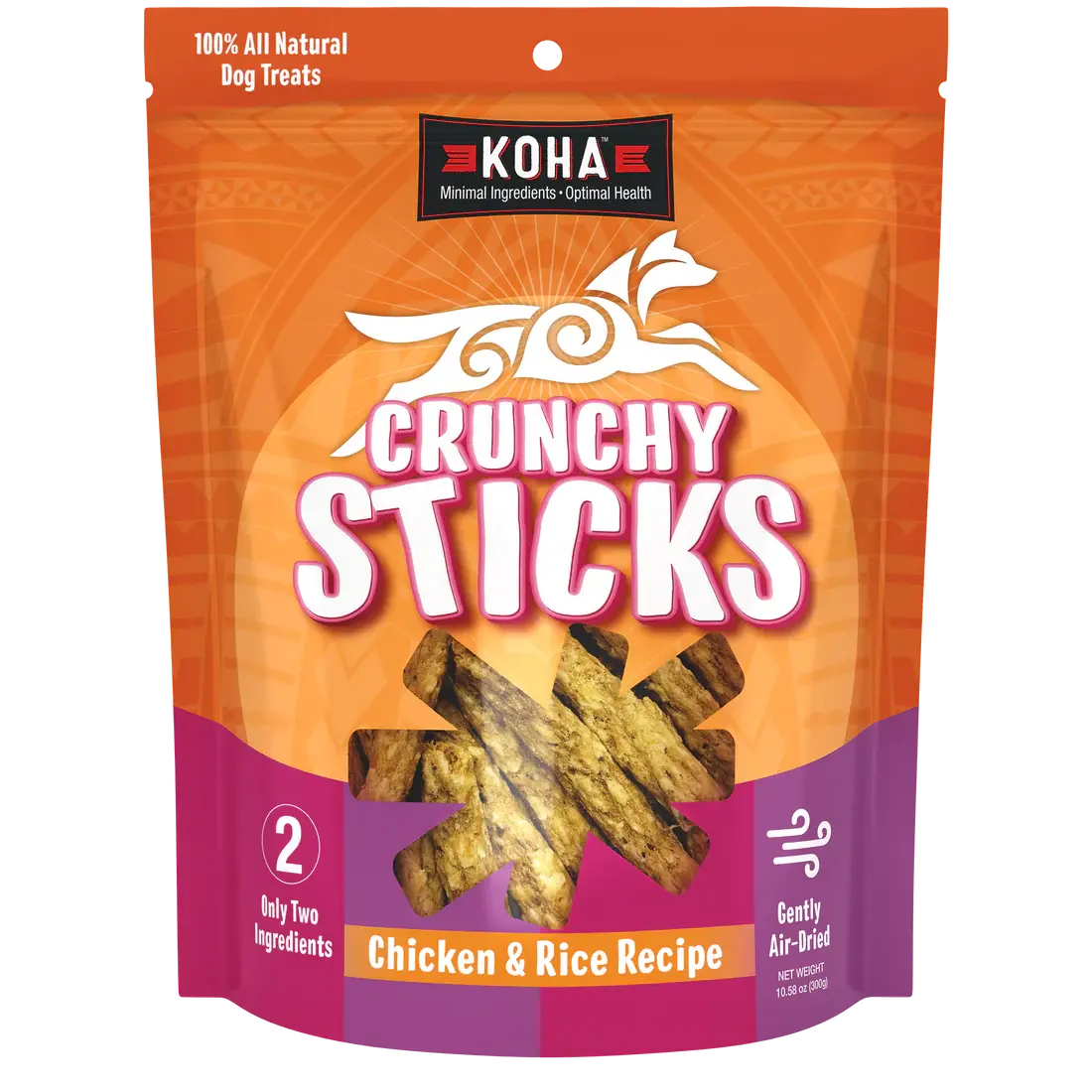 Koha Crunchy Sticks 10.58oz - Tabby & Jack's Pet Supplies and Grooming
