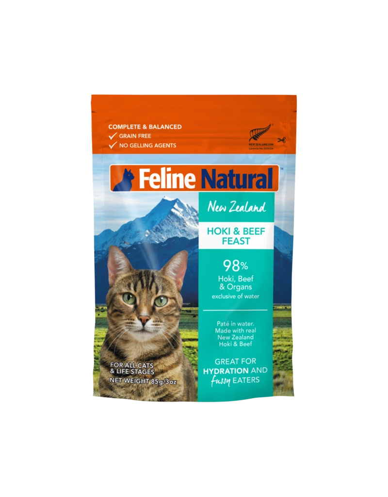 Feline Natural Pouches 3oz - Tabby & Jack's Pet Supplies and Grooming
