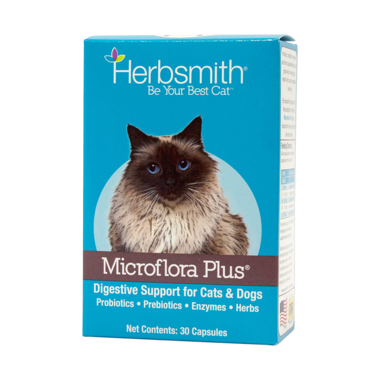 Herbsmith MicroFlora Plus 30ct - Tabby & Jack's Pet Supplies and Grooming