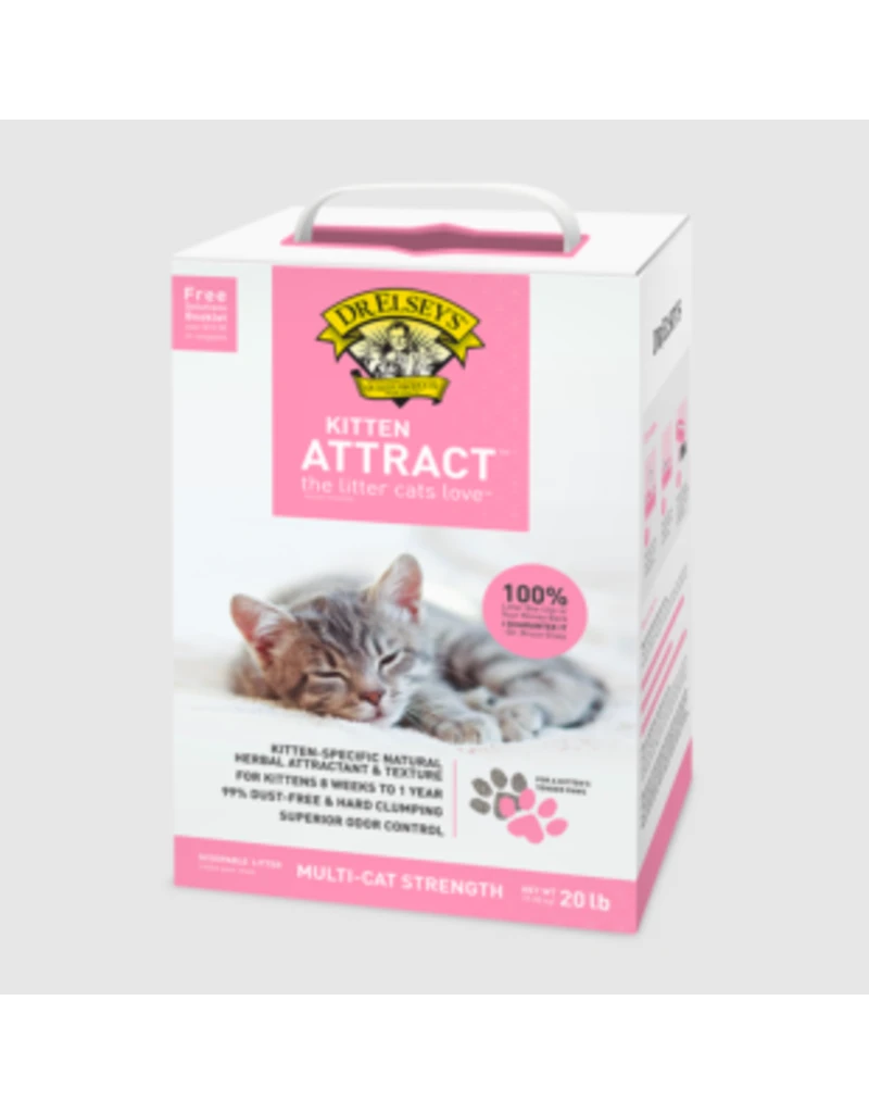 Dr. Elsey's Kitten Attract Litter 20 lb - Tabby & Jack's Pet Supplies ...