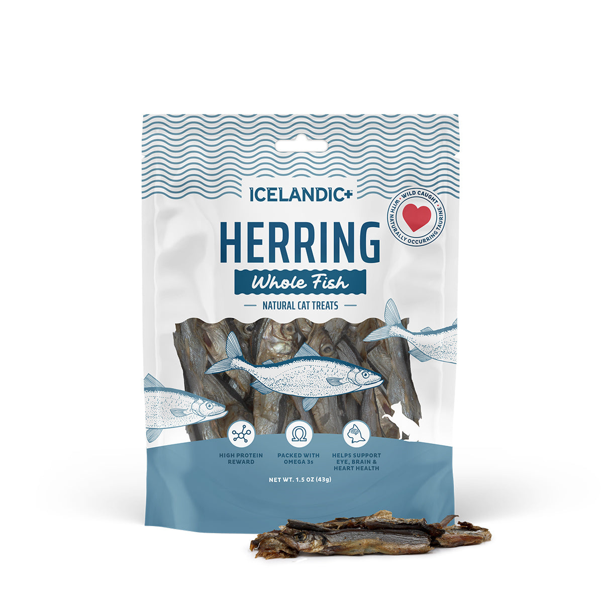 Icelandic Herring Whole Fish Treats 1 oz - Tabby & Jack's Pet Supplies ...
