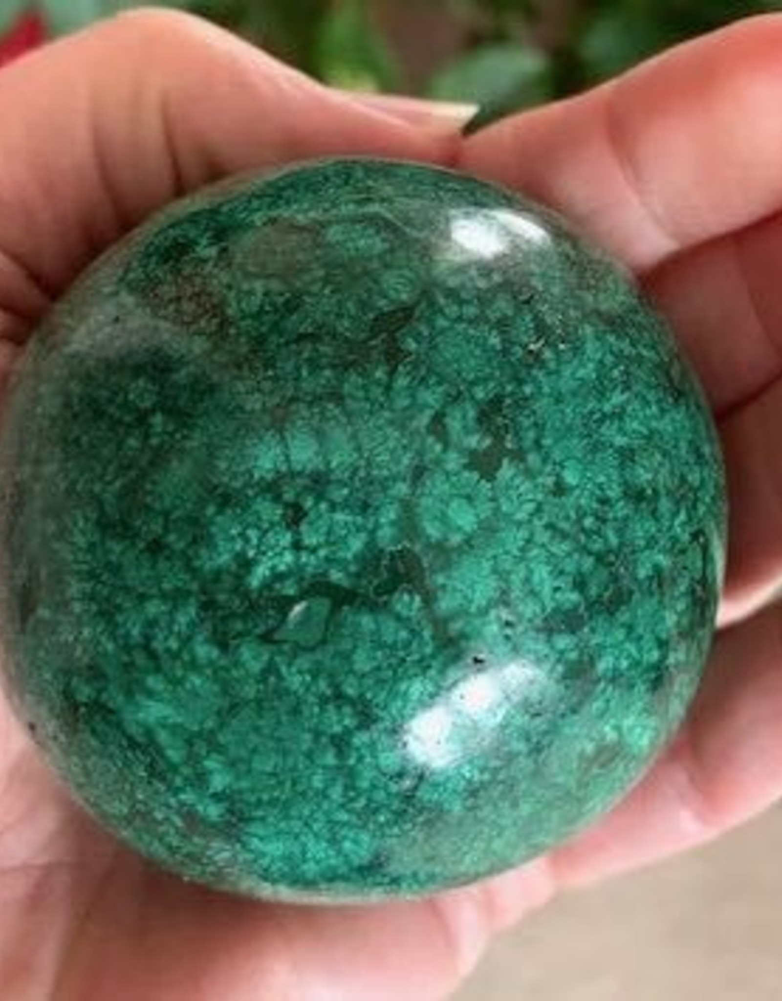 Malachite Sphere for emotional transformation - Soul Food Crystals
