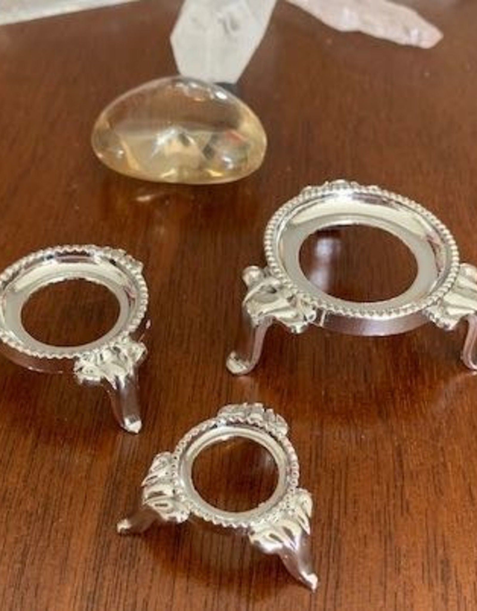 Metal Sphere Holders 3 legs - Soul Food Crystals