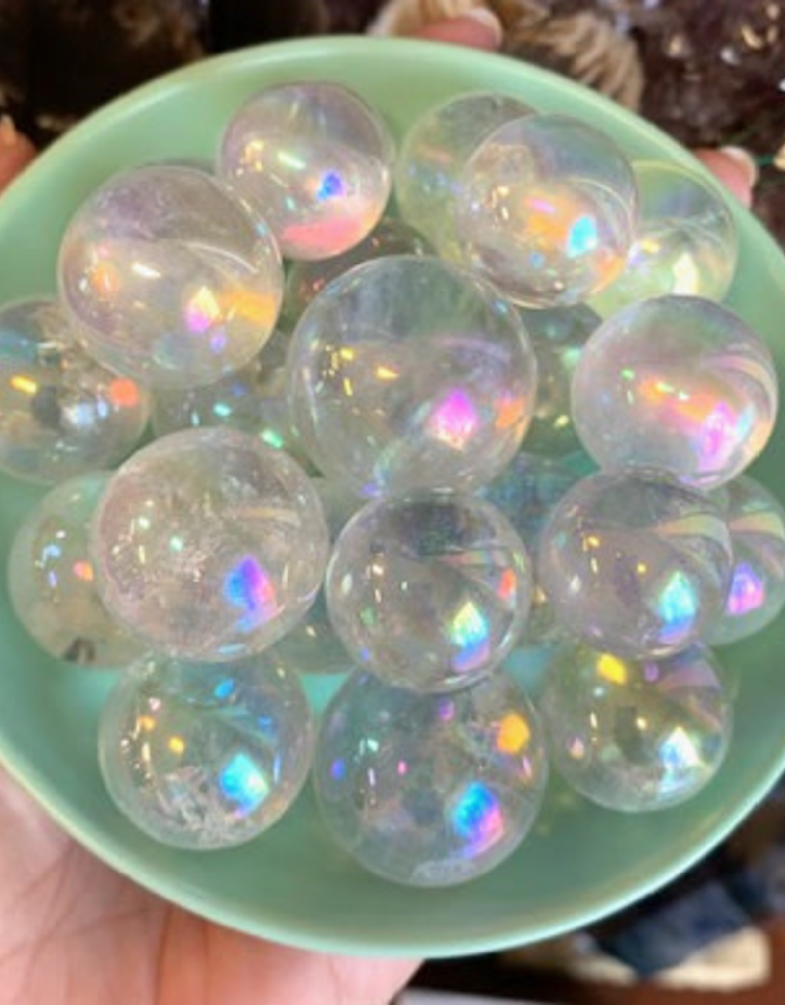 Angel Aura Quartz Sphere for Angelic connection - Soul Food Crystals