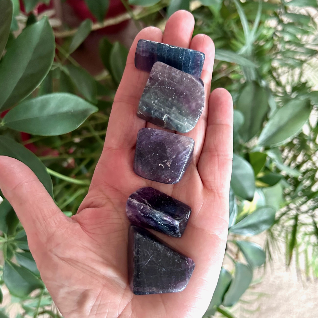 Fluorite Faceted Shapes for balance and stability - Soul Food Crystals