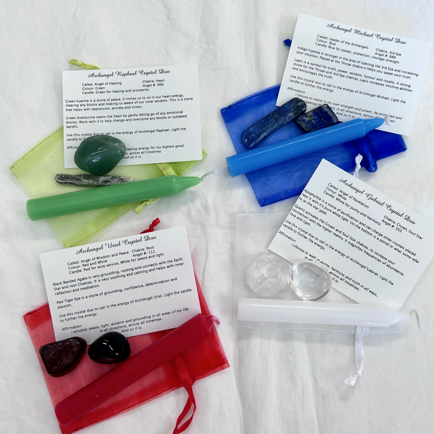 Archangel Crystal Duo Kits - Soul Food Crystals
