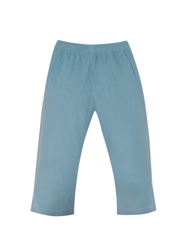 Jackson Pant, Cadet Blue Cord - Mini Macarons Boutique