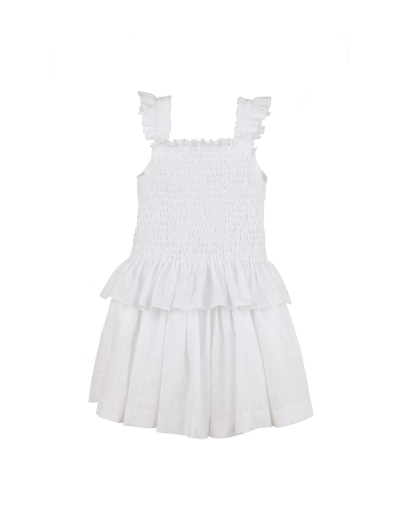 Adele White Skirt Set Mini Macarons Boutique