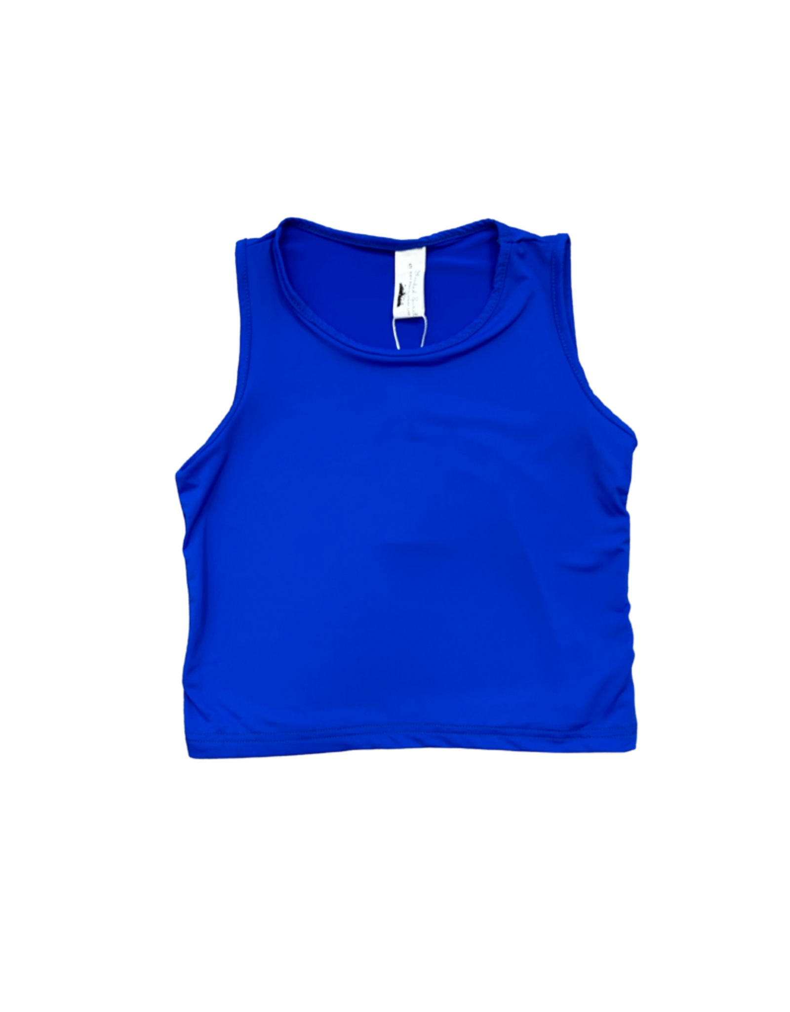 Royal Blue Athletic Tank - Mini Macarons Boutique