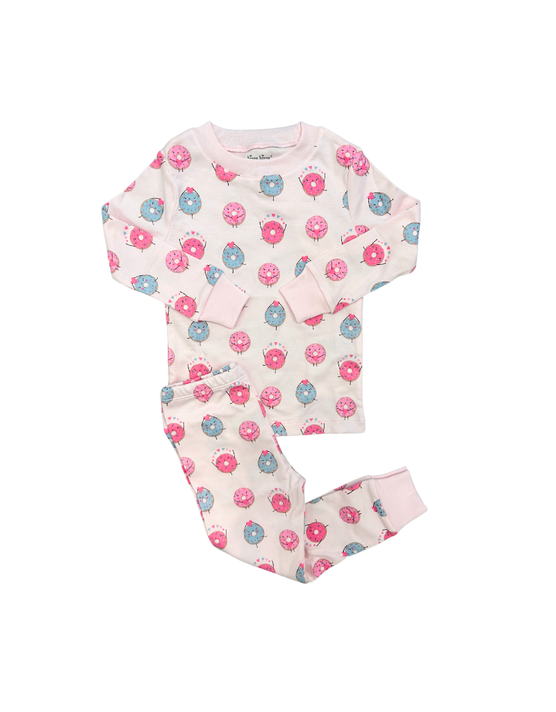 Pink Donut Pajama Snug Set - Mini Macarons Boutique