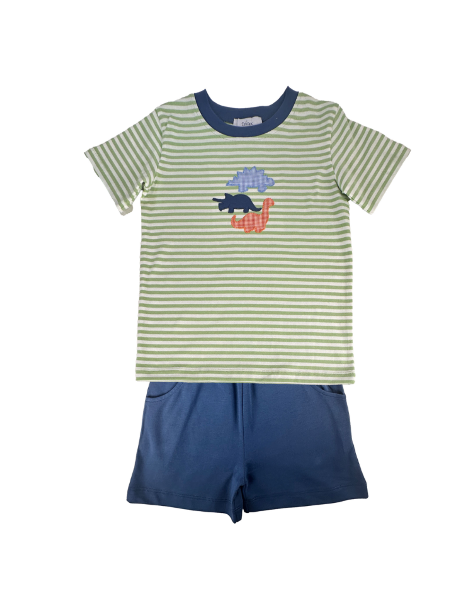 Dino Boy Short Set - Mini Macarons Boutique