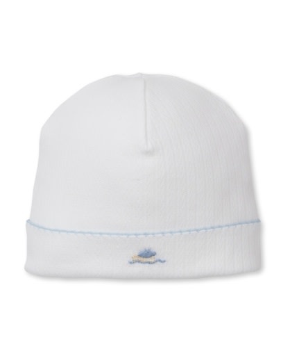 Premier Noah's Ark Emb Blue Hat NB - Mini Macarons Boutique