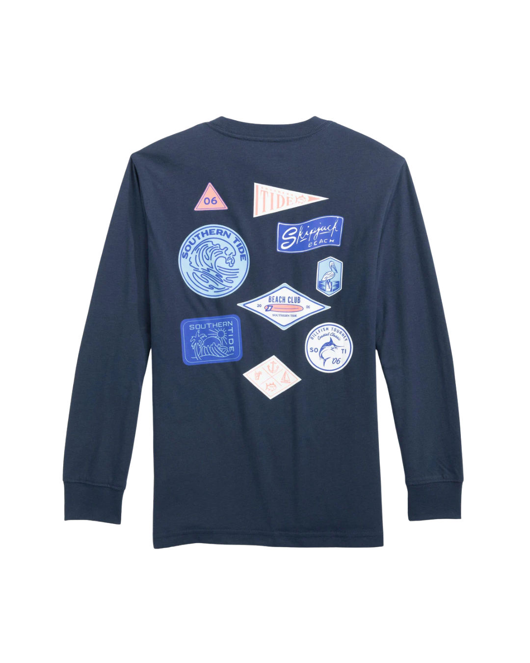 LS ST Stickers Tee - Mini Macarons Boutique