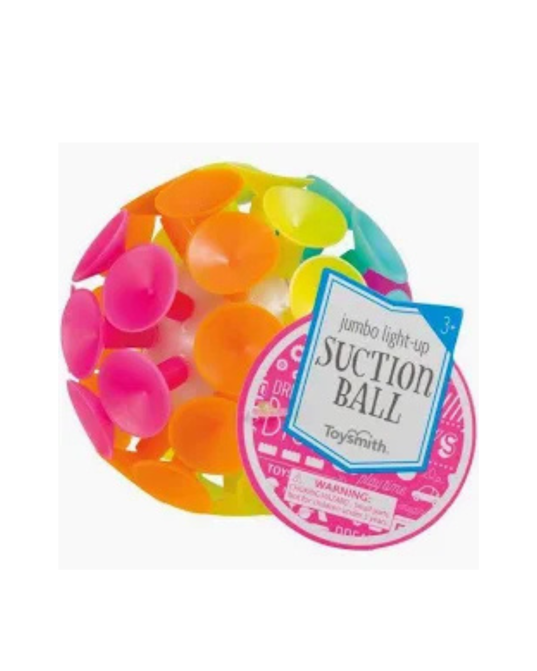 Light Up Jumbo Suction Ball - Mini Macarons Boutique