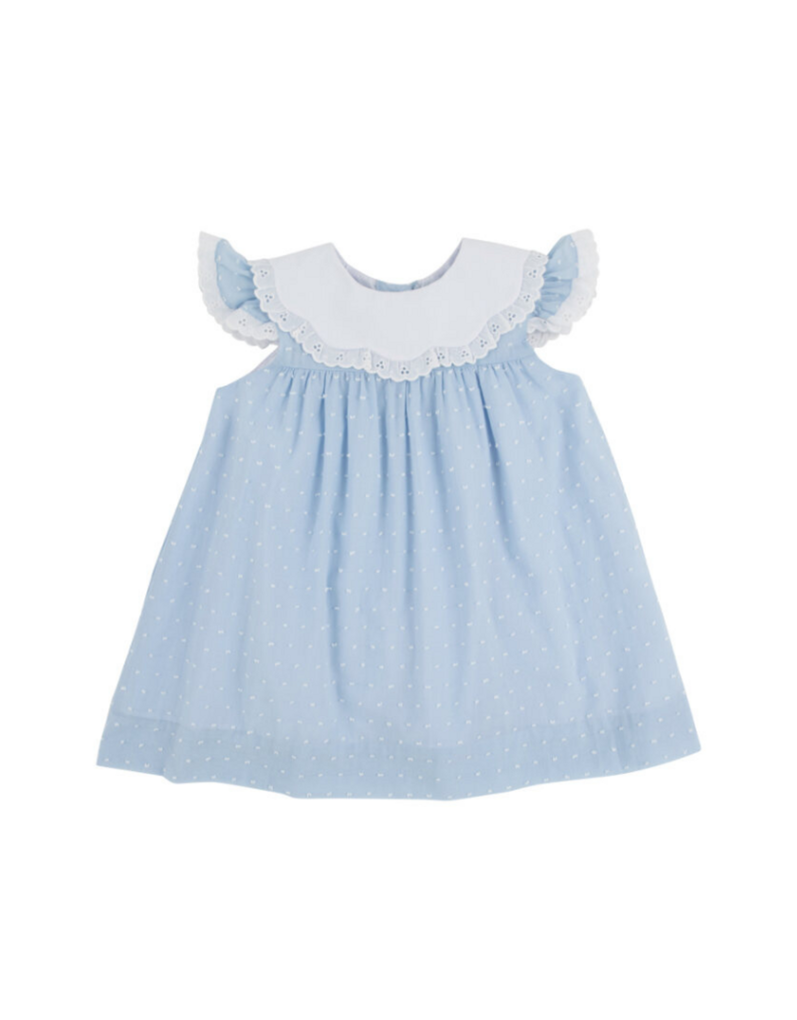 Franny Frock, Sarasota Sky Dallas Dot - Mini Macarons Boutique