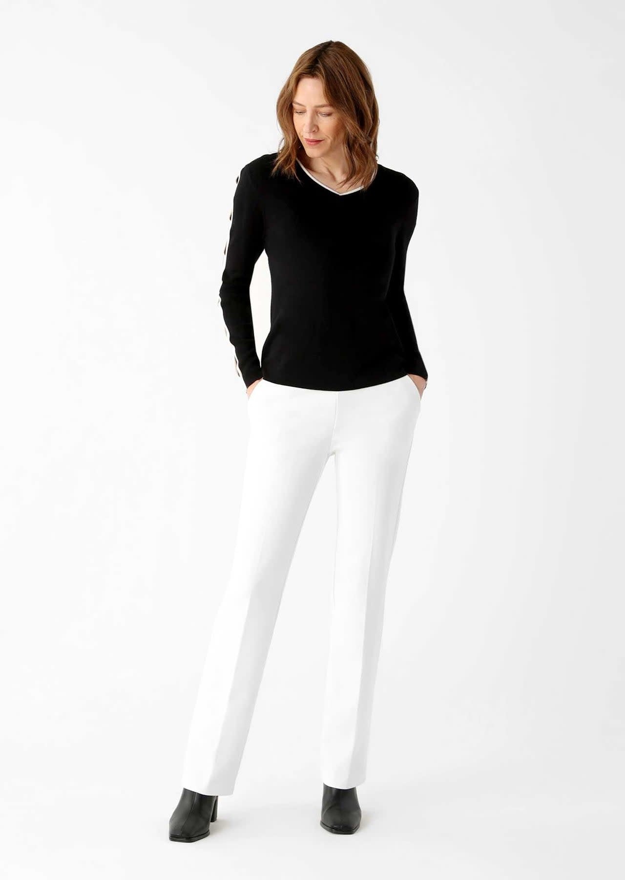 Jolie Straight Pant w/ Pockets - Theophilus