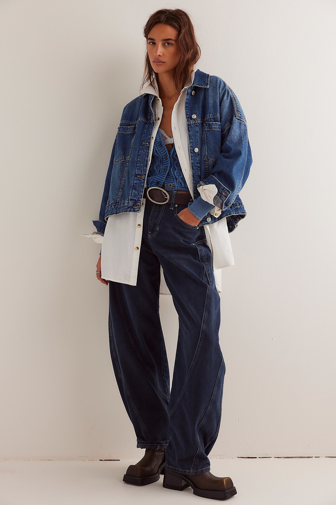 Opal Swing Denim Jacket - Theophilus