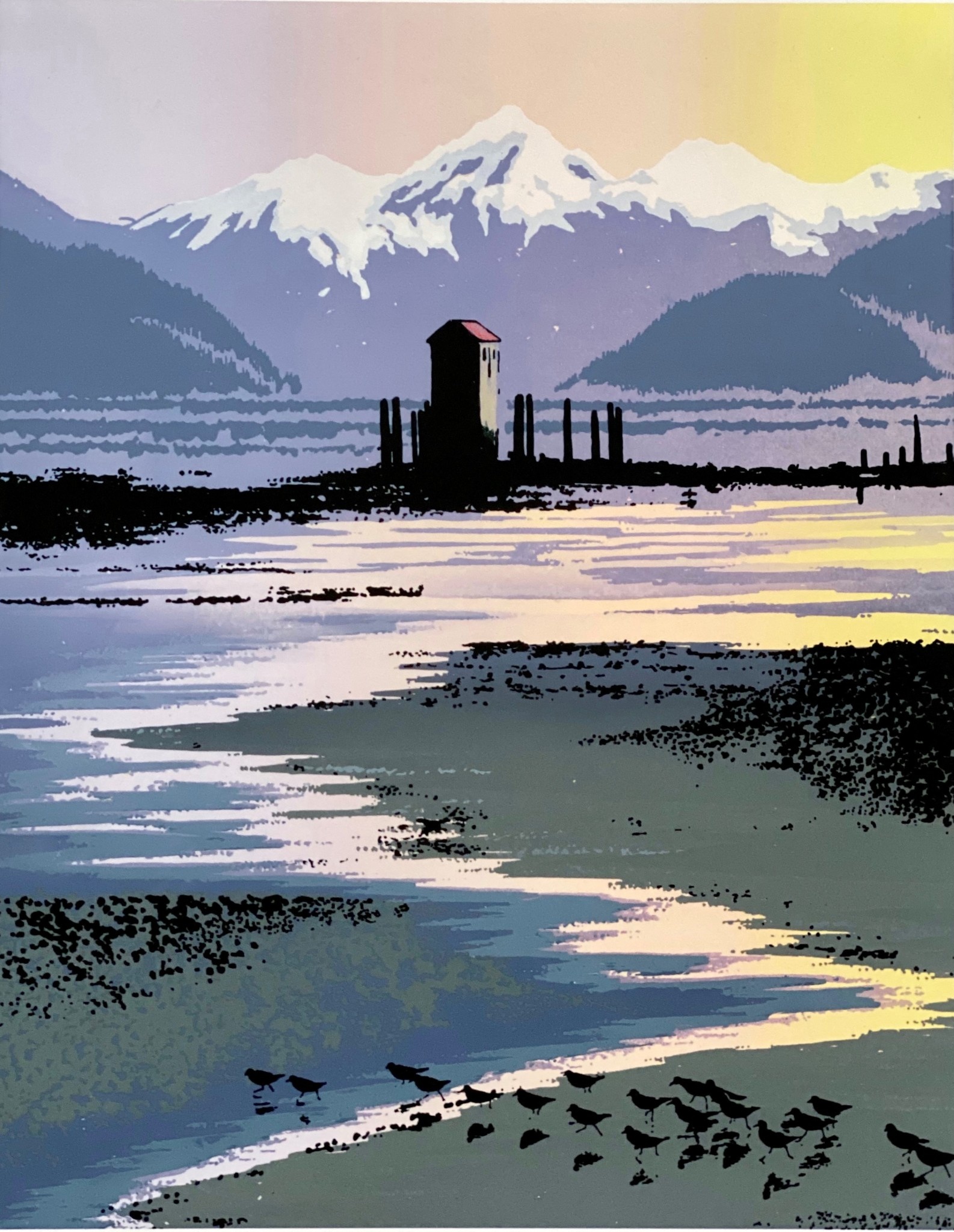 Treadwell Saltwater Pumphouse (art card) | Alice Tersteeg - Annie Kaill’s