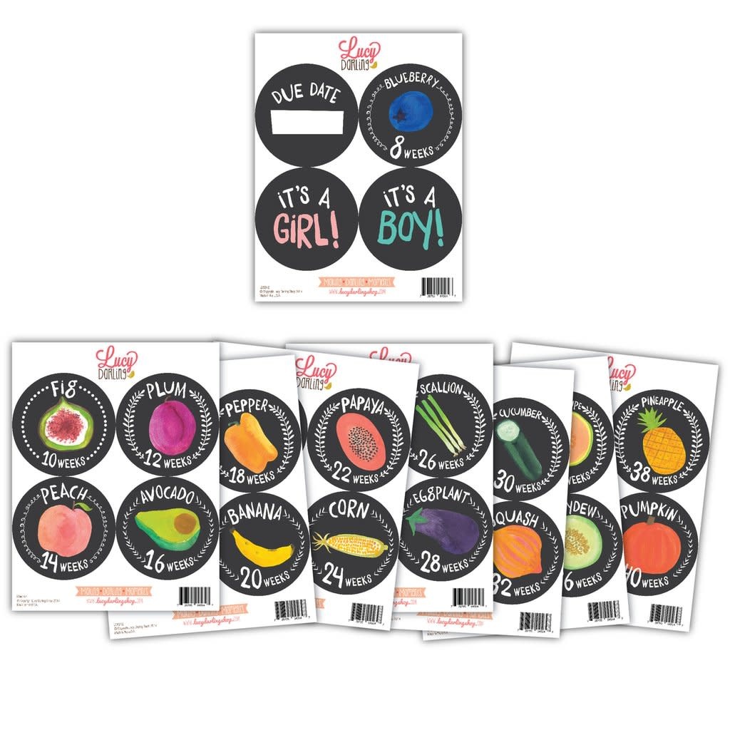 Lucy Darling Growing Garden Belly Stickers - Annie Kaill’s