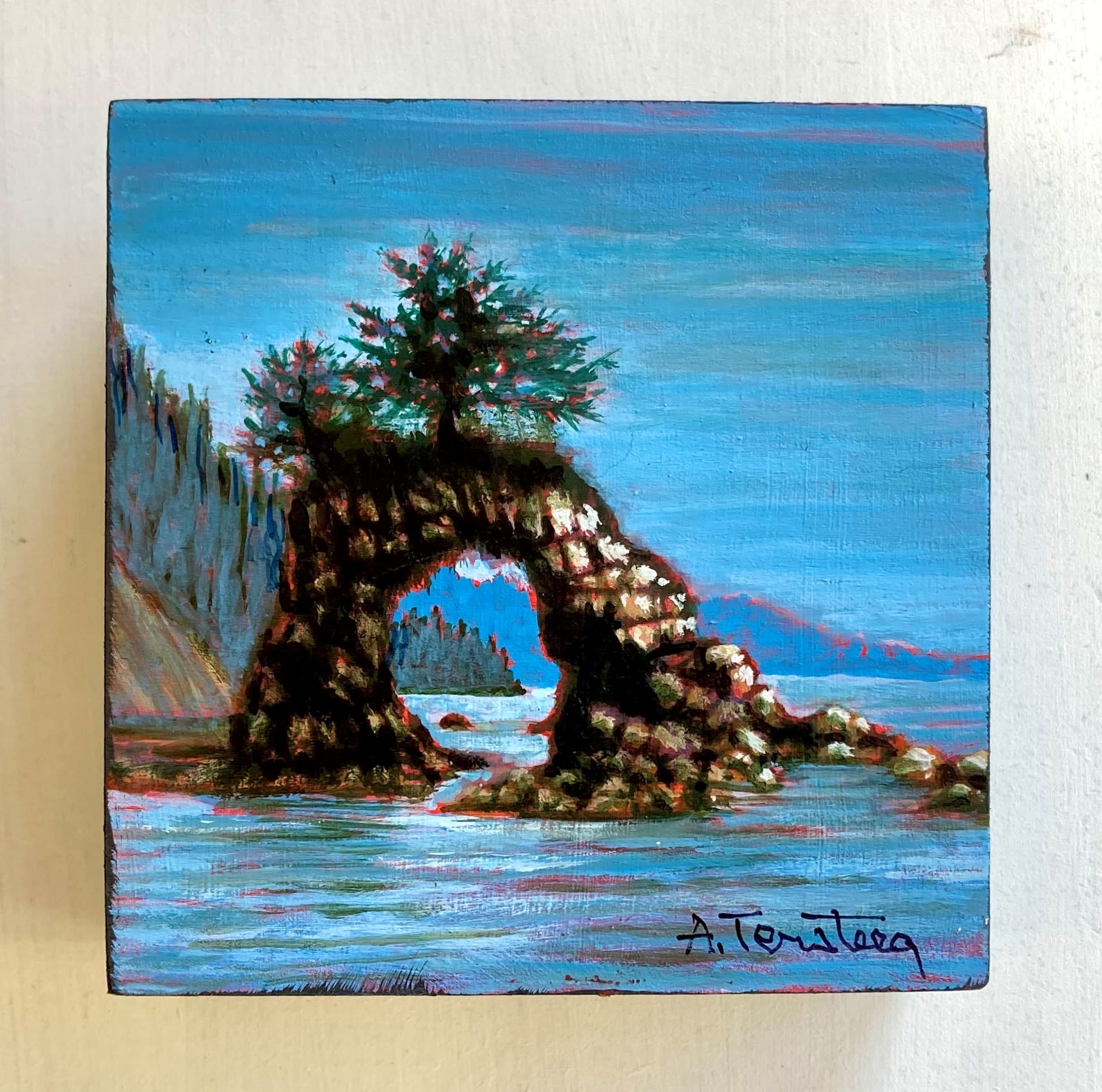 Alice Tersteeg "Kenai" Original 4x4 - Annie Kaill’s