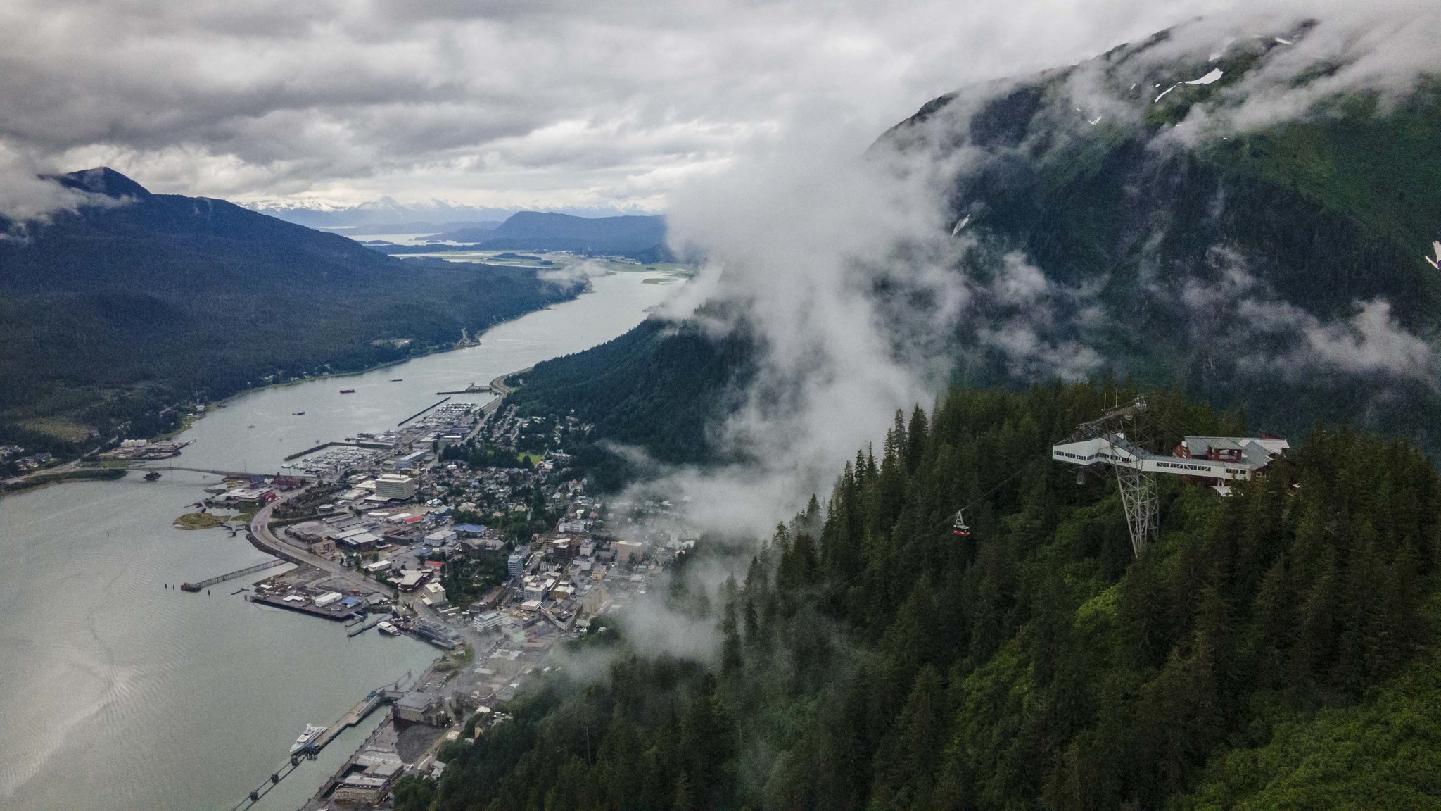 Kevin Jeffery | Downtown Juneau from Mount Roberts - Annie Kaill’s
