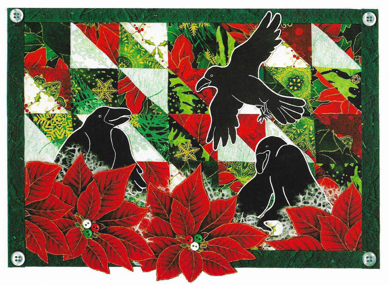 The Poinsettia (art card) Pack of 6 | Karen Beason - Annie Kaill’s