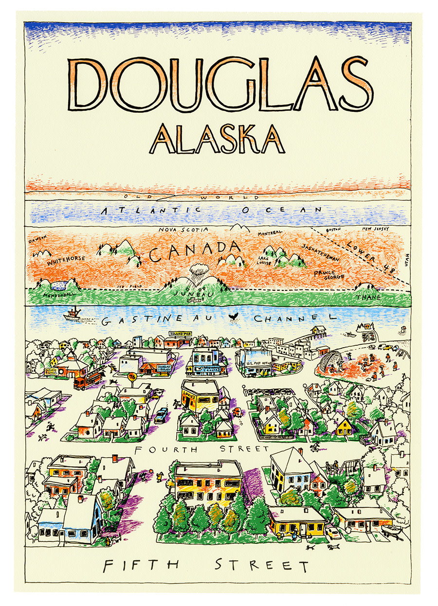 View of the World from Douglas, Alaska | Bill Hudson - Annie Kaill’s