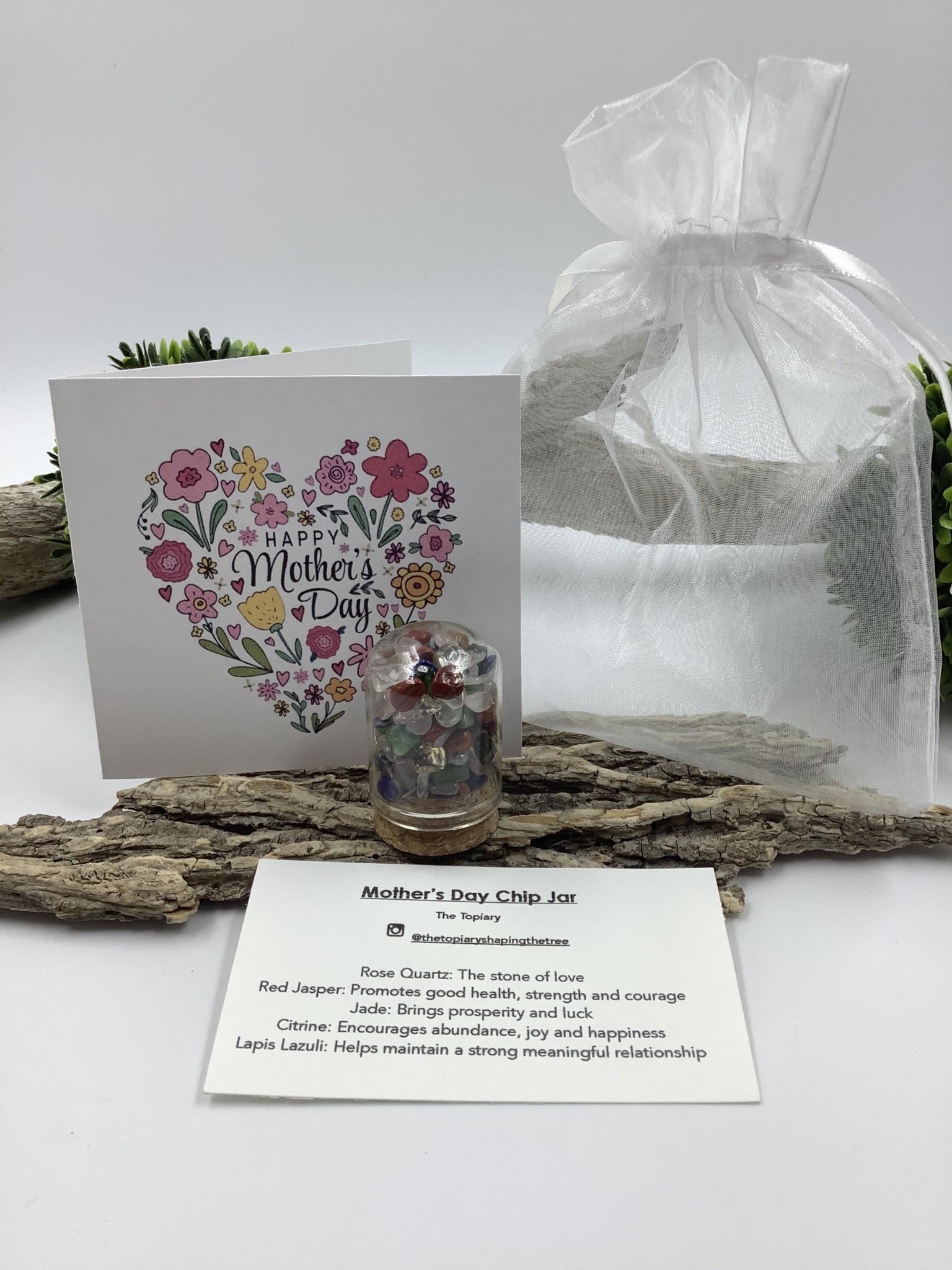 Celebration Crystal Chip Jars with Card - The Topiary