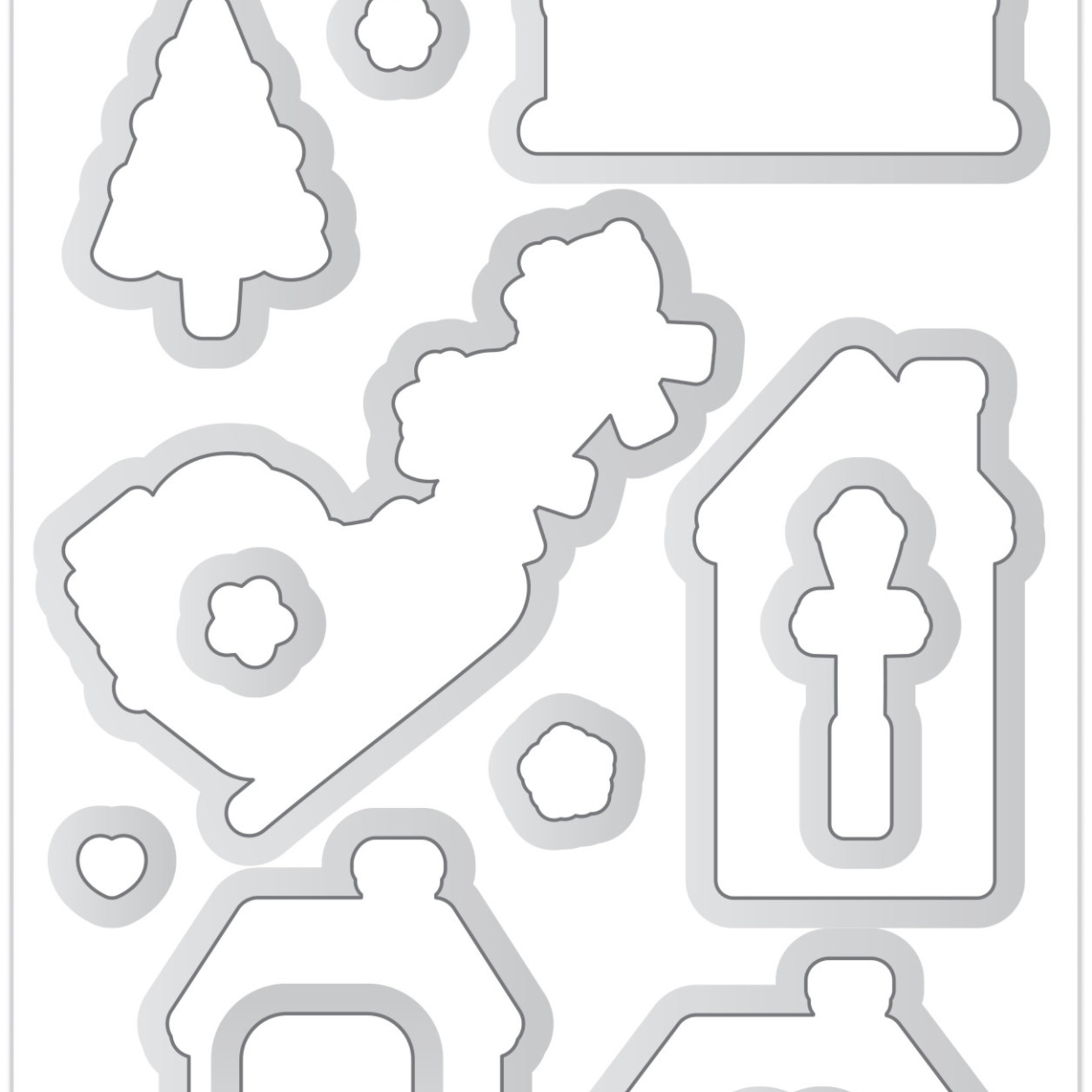 DOODLEBUG candy cane lane: doodle cuts - Creative Escape