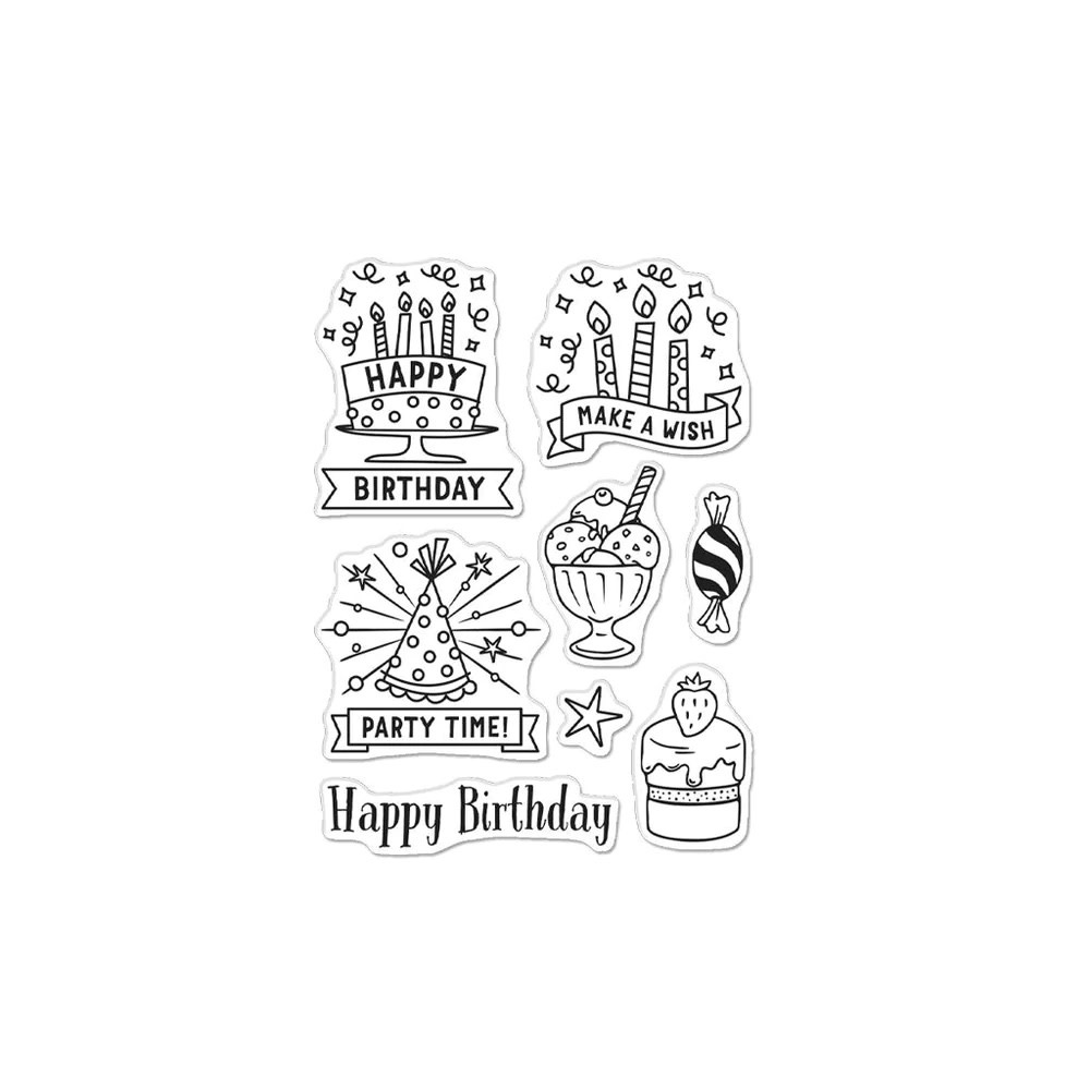 Party Time 3x4 Stamps - Creative Escape