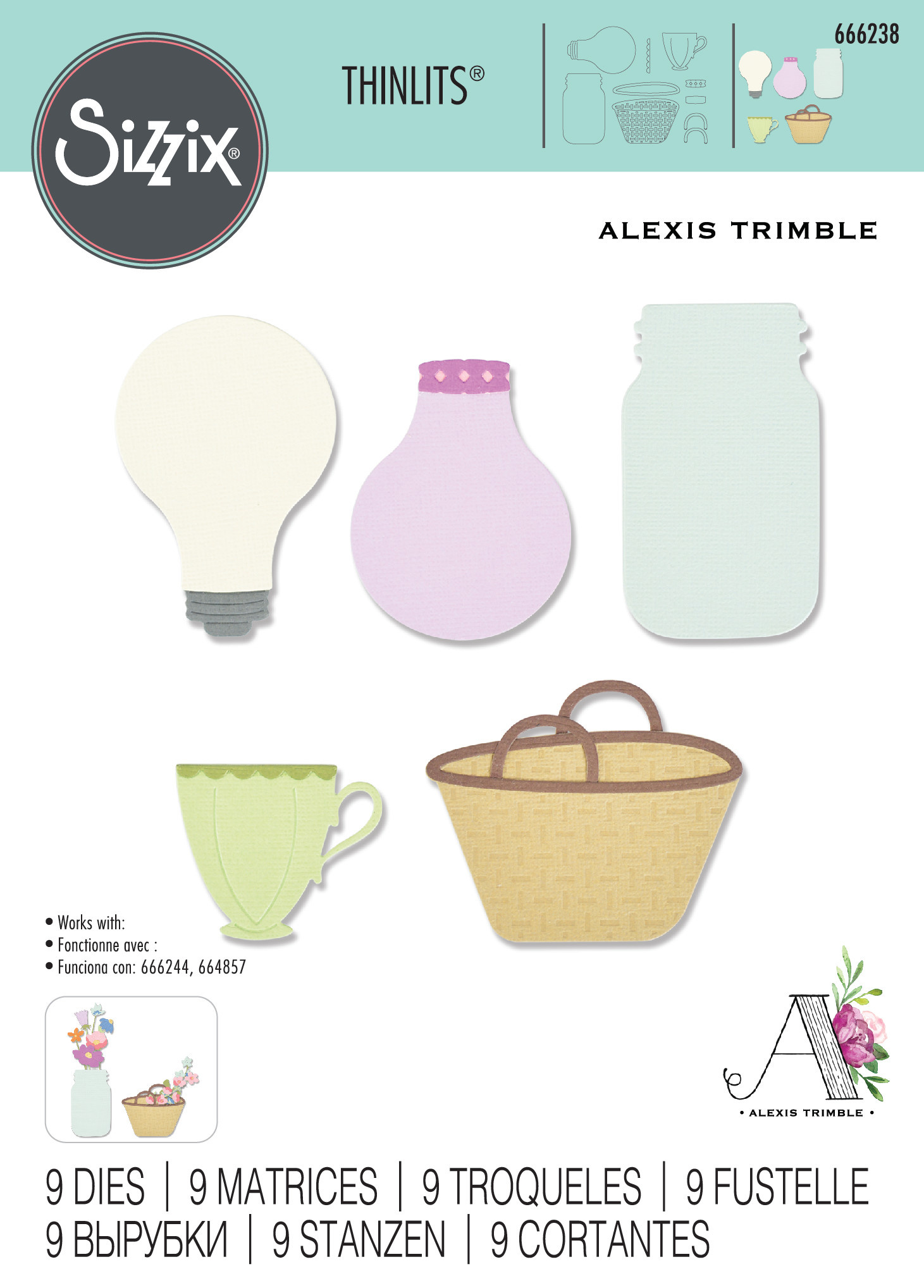 Floral Vessels Thinlits - Creative Escape