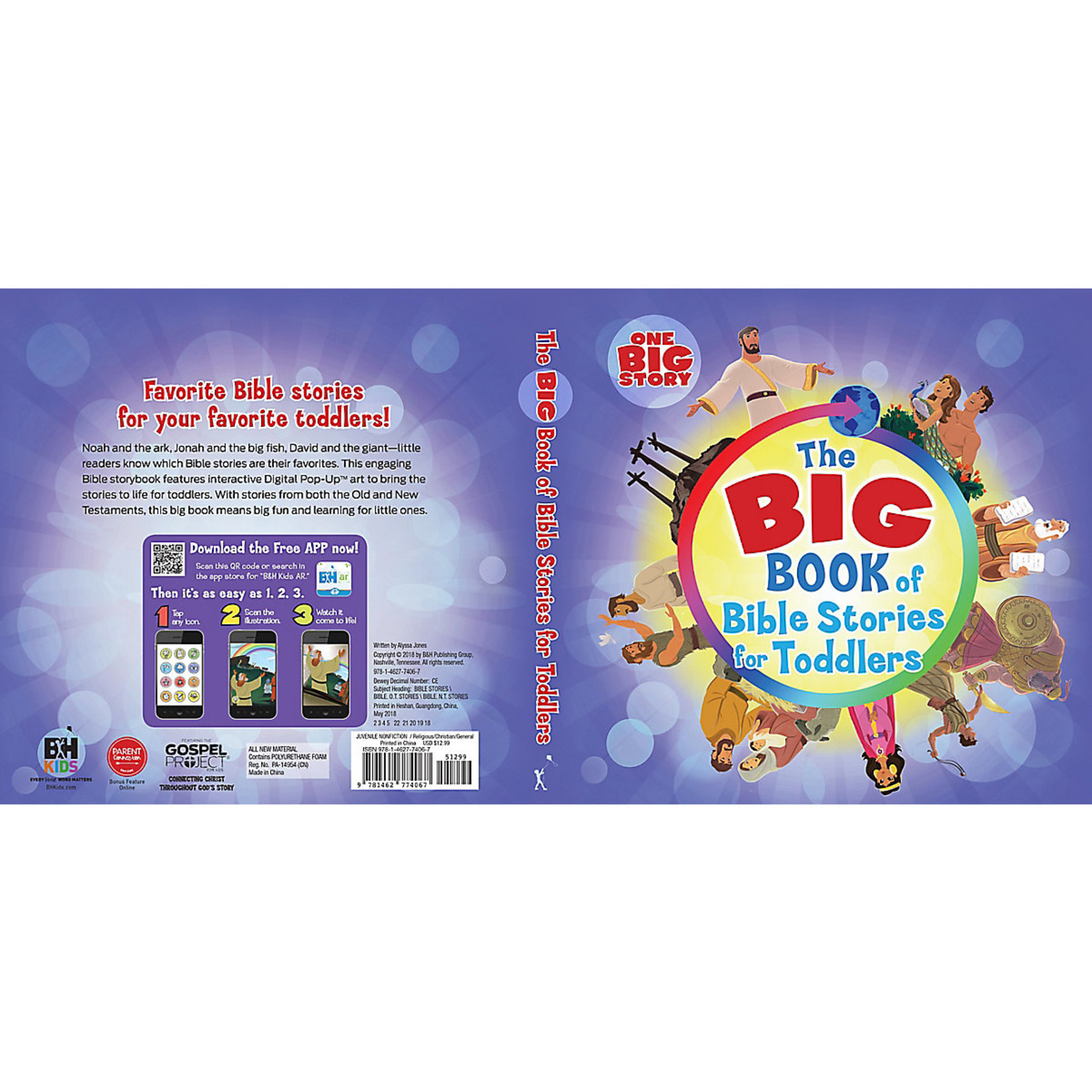 The Big Book of Bible Stories for Toddlers (padded) - 天道北美網路書房 U.S ...